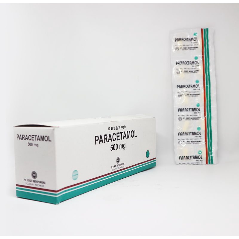 Jual PARACETAMOL 500MG FIRST MEDIPHARMA | Shopee Indonesia