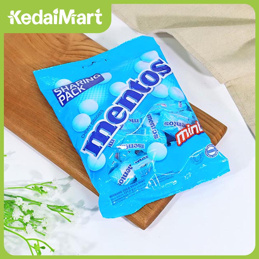 Jual Mentos Mint Bag 121.5 Gram Isi 45 Pcs | Shopee Indonesia