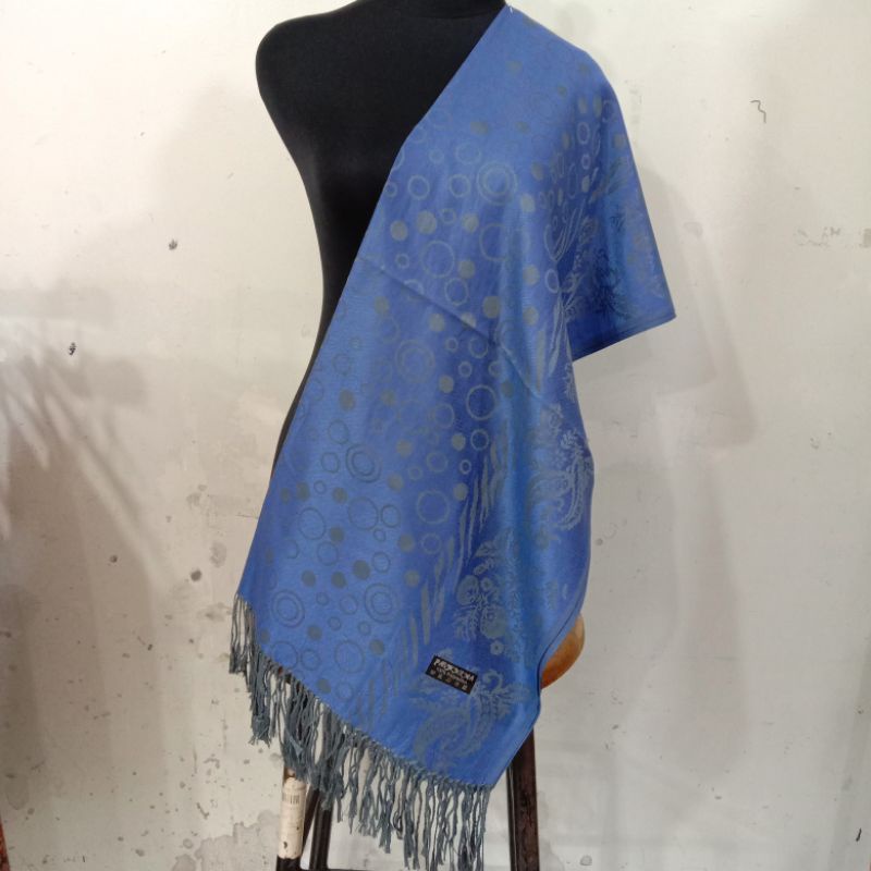 Jual pashmina motif batik//selendang motif batik //syal motif batik ...