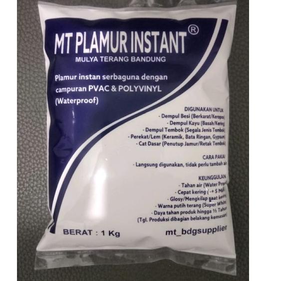 Jual COD ️ MT PLAMUR INSTANT Dempul Besi Kayu Tembok Plamur Plamir ...