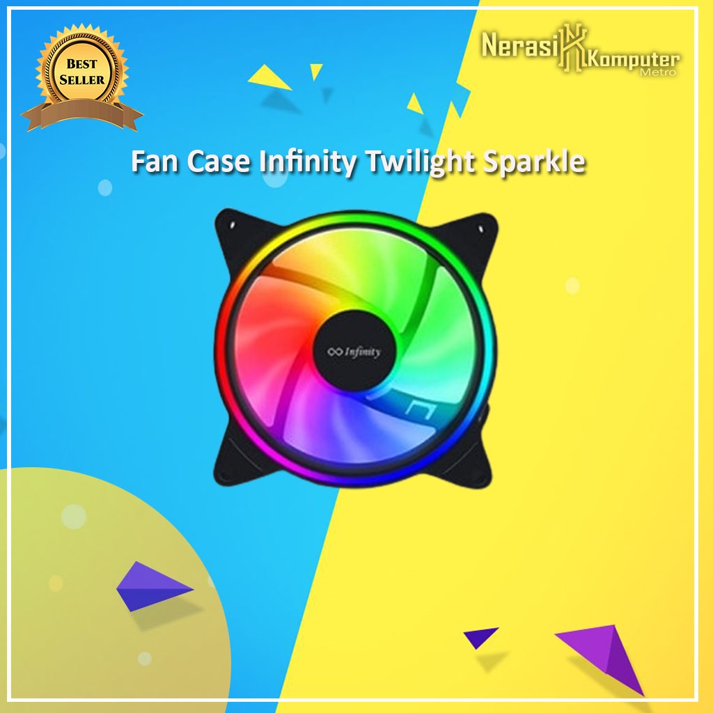 Jual Fan Case Infinity Twilight Sparkle (12cm RGB Led 120mm Kipas ...