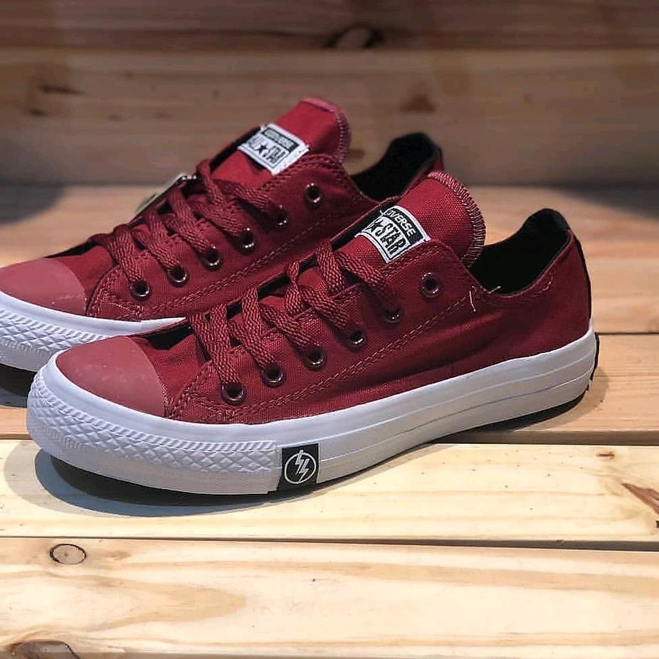 Jual [294] Converse all Star Petir pendek lengkap warna Snaekers kanvas ...