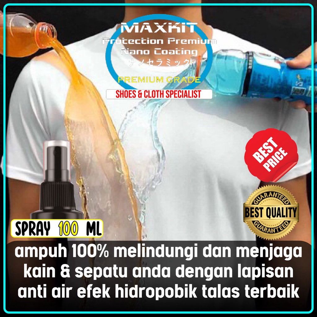 Jual CAIRAN ANTI AIR UNTUK KAIN Dan KULIT 100 ML Pelapis Sepatu Anti Air Untuk Jaket Jas Hujan ...