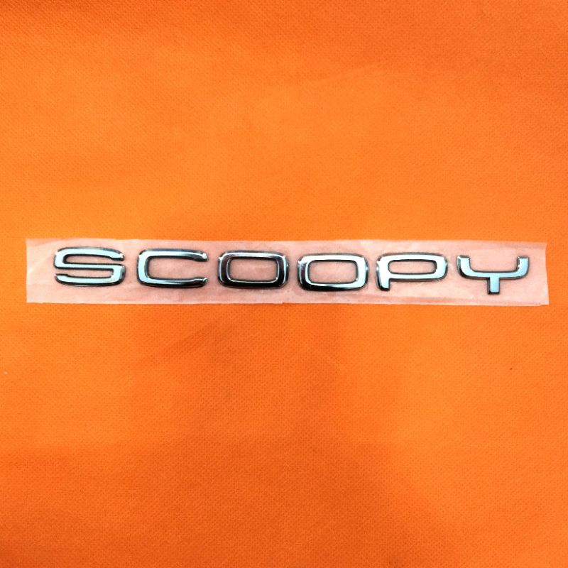 Jual LOGO EMBLEM STIKER TULISAN ORIGINAL HONDA SCOOPY SCOPY K2F ...