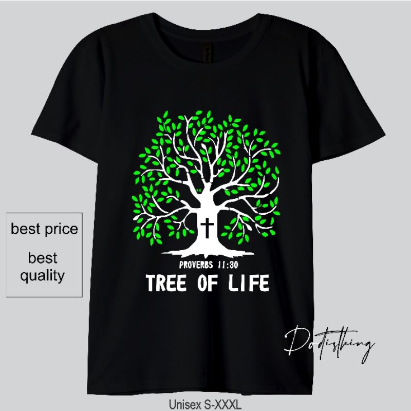 Jual KAOS ROHANI TREE OF LIFE CROSS | Shopee Indonesia