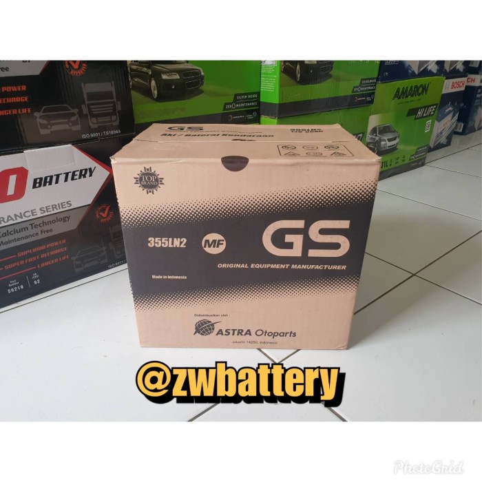 Jual Aki GS ASTRA MF OEM 355LN2 / LN2 12V - 60Ah | Shopee Indonesia