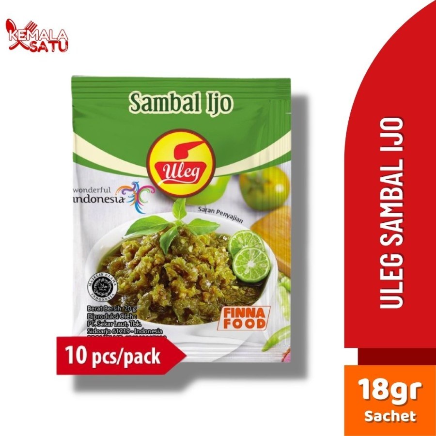 Jual Finna Sambal Uleg Pedas Sachet (10 x 20gr) | Shopee Indonesia