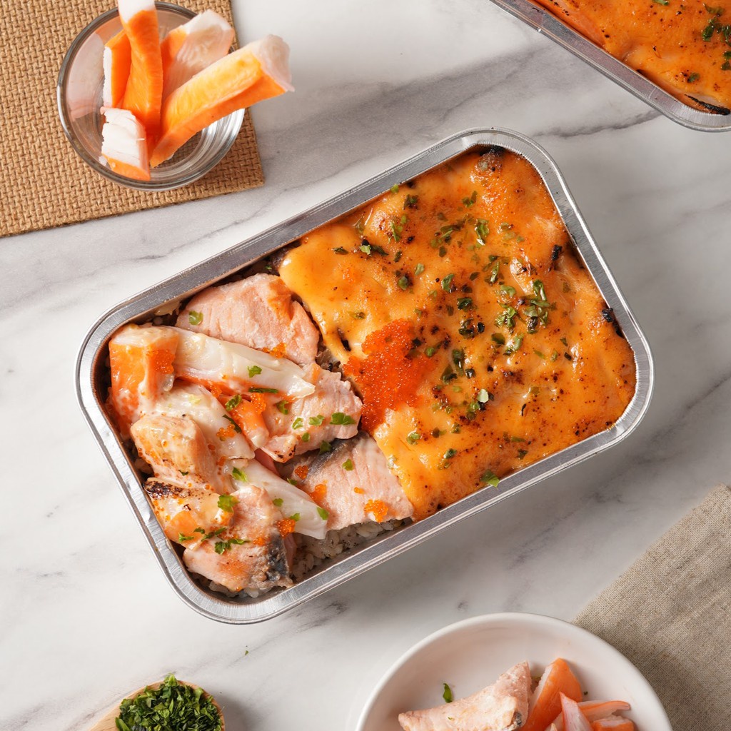 Jual Salmon Kani Mentai Rice - Aburi Kitchen | Shopee Indonesia