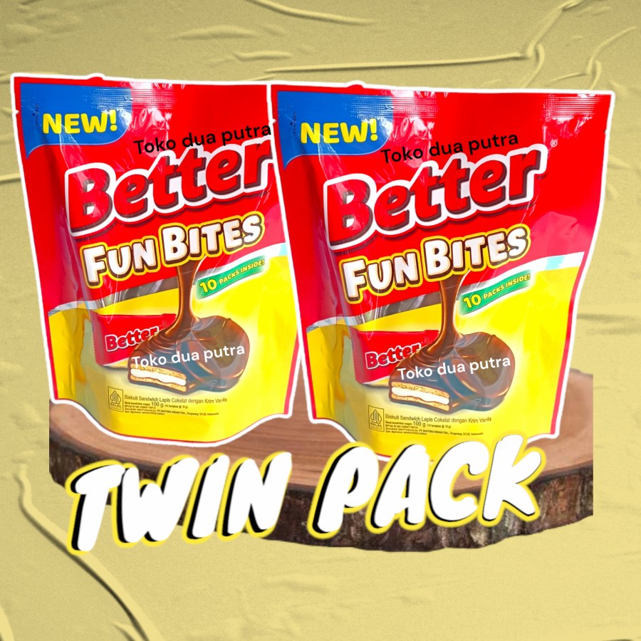Jual Better Fun Bites pouch 100 Gr X 2 pouch ( Twin pack ) | Shopee ...