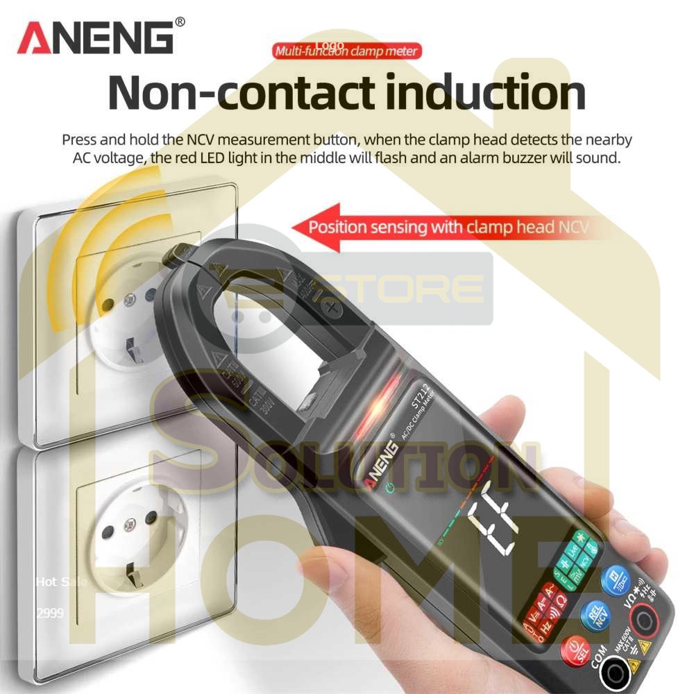 Jual HSS TOOLS - ANENG Tester Listrik Digital Clamp Meter - ST212 ...