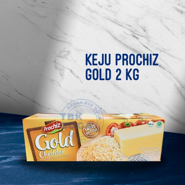 Jual Prochiz Gold Cheddar ( 2 kg ) Keju Cheese Prochis Emas | Shopee ...