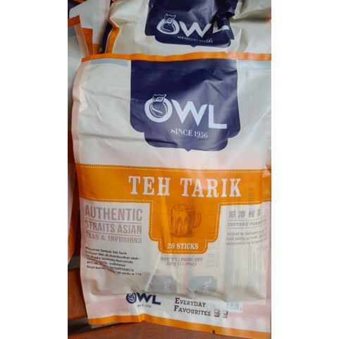 Jual Teh Tarik Instant Khas Asia Tenggara Merk Owl Singapore Isi 20 ...