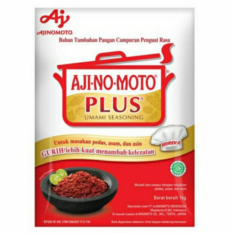 Jual AJINOMOTO PLUS AJI PLUS PENYEDAP RASA AJINOMOTO MICIN BAKSO MICIN MASAKAN KEMASAN 200 GR ...