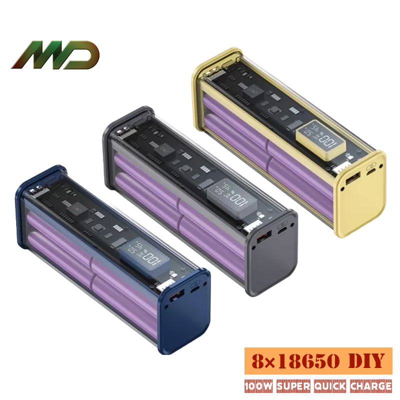 Jual Casing Power Bank 8×18650 DIY 100W 20000mAh Rakitan | Shopee Indonesia