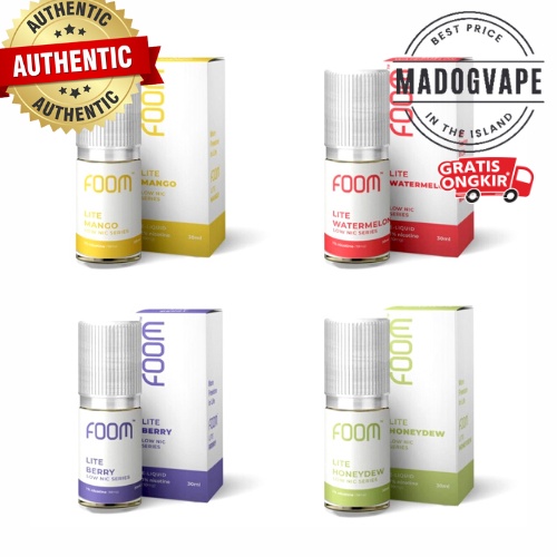 Jual Foom Lite Series 10mg | Liquid Foom 30ml 10mg | Foom Low Nic 10mg ...