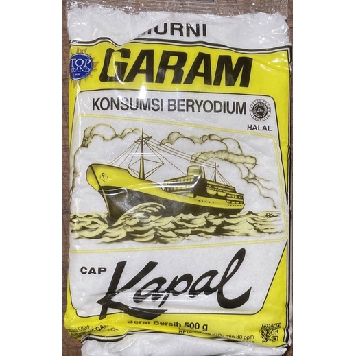Jual Garam Halus Cap Kapal (500 gr) | Shopee Indonesia