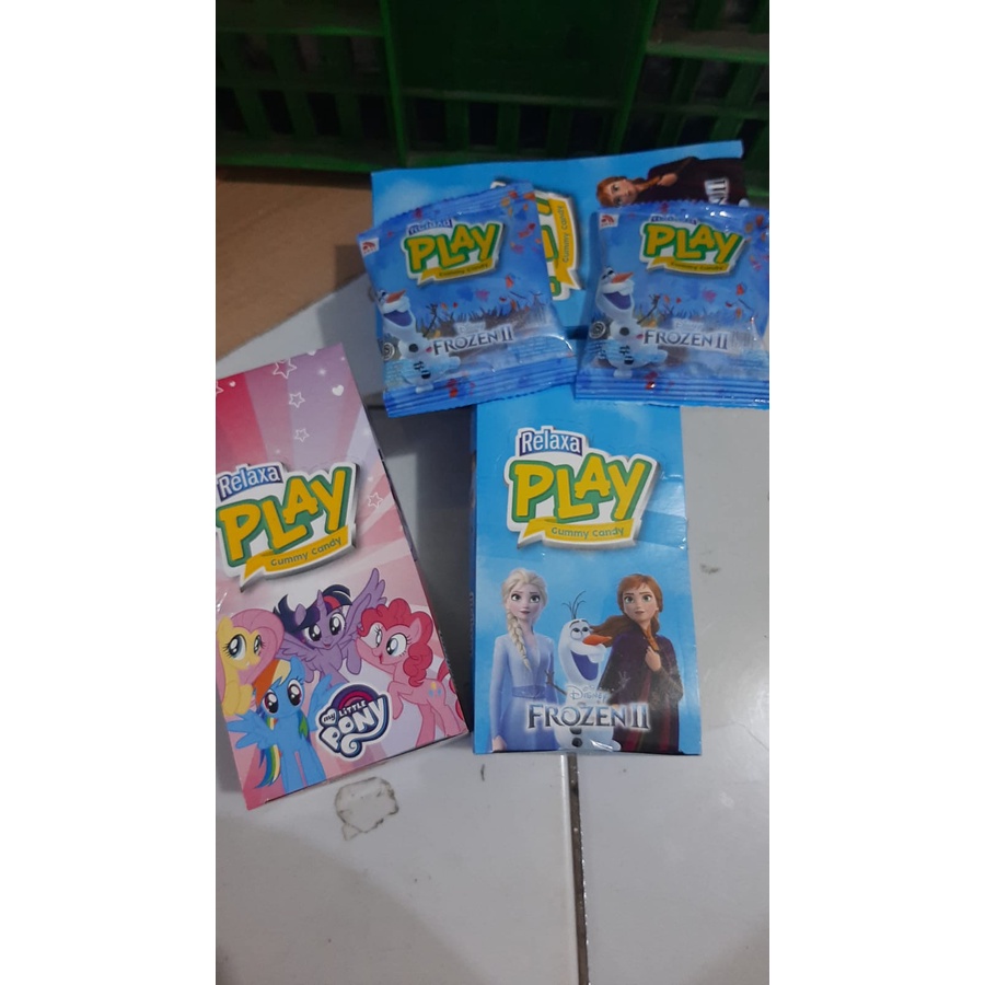 Jual Relaxa play gummy candy yupi ( 1 box isi 12) permen kenyal enak ...