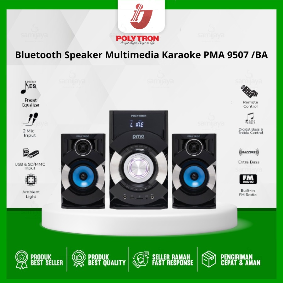 Jual POLYTRON Multimedia Speaker PMA 9527 /BA | Shopee Indonesia