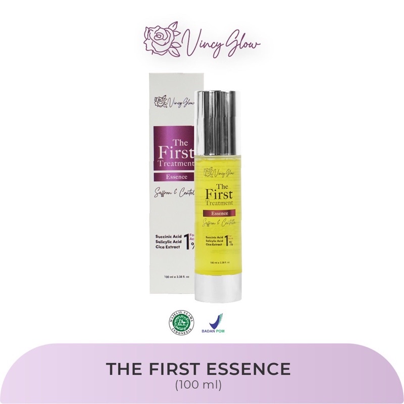 Jual The First Treatment Essence Vincy Glow (Cairan safron) | Shopee ...