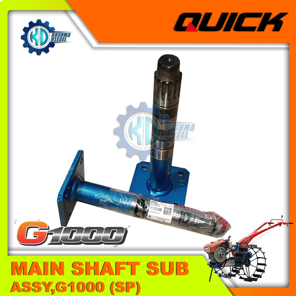 Jual MAIN SHAFT SUB ASSY, G1000 (SP) - AS RODA TRAKTOR QUICK | Shopee ...