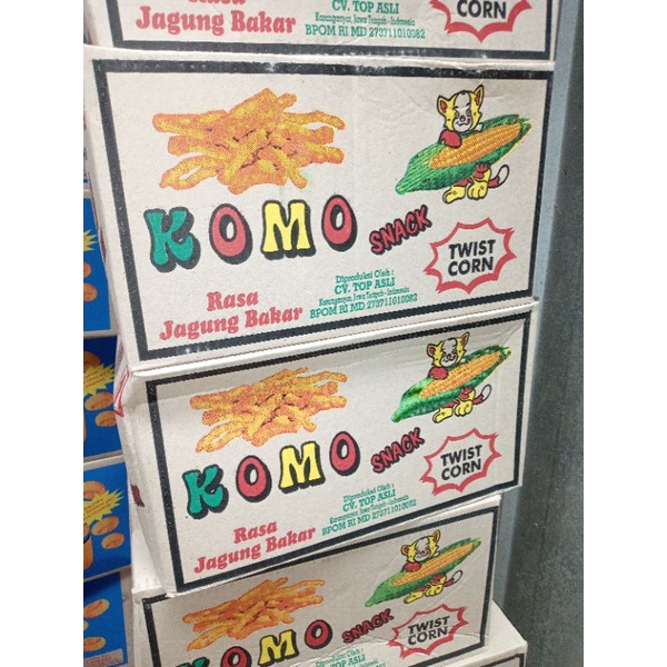 Jual CIKI KOMO SNACK RASA JAGUNG BAKAR 1 DUS ISI 40 BUNGKUS | Shopee ...
