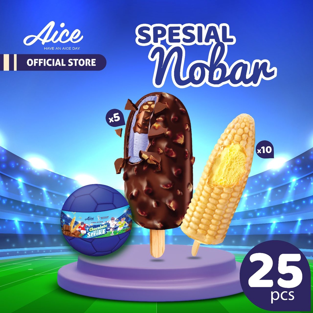 Jual Paket Aice Ice Cream Special Nobar isi 25pcs | Shopee Indonesia