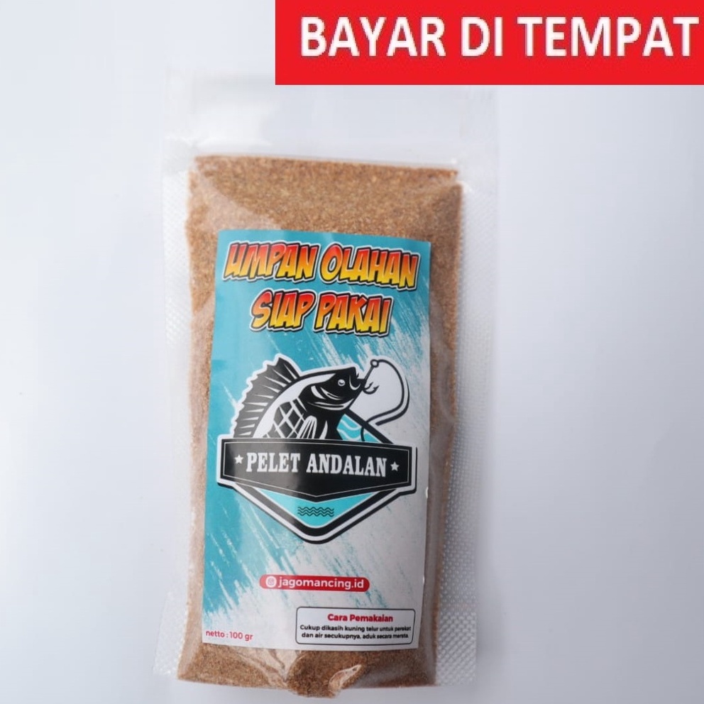 Jual Pelet Andalan Umpan Olahan Siap Pakai Untuk Mancing Ikan Mas Nila Bandeng Bawal Harian ...