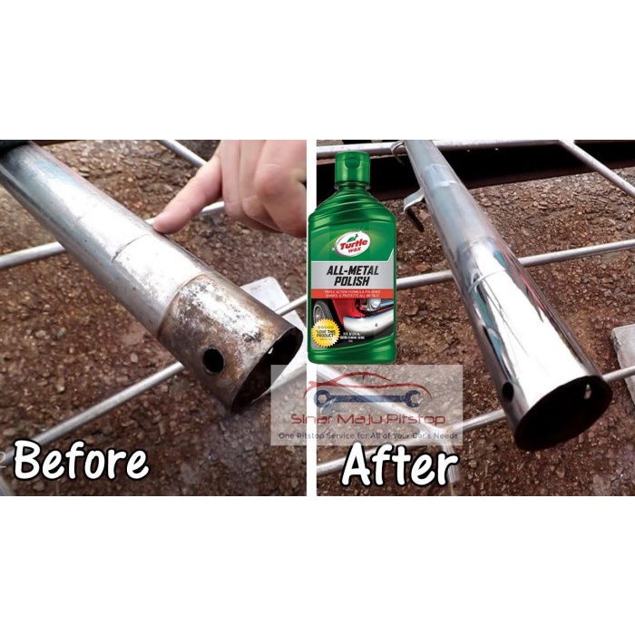 Jual Cairan Poles Pembersih Karat Besi Mobil - TURTLE WAX ALL METAL ...