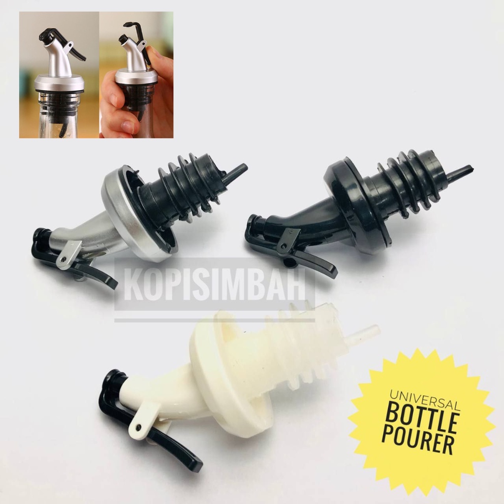 Jual Universal Syrup Oil Bottle Pourer Stopper Tutup Penuang Botol ...
