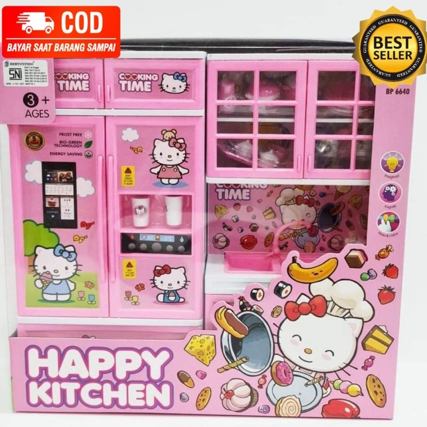 Jual Mainan Anak Perempuan Masak - Masakan Dapur Happy Kitchen Set ...