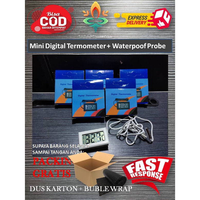 Jual Digital Mini Thermometer / Termometer Ruangan Alat Pengukur Suhu ...