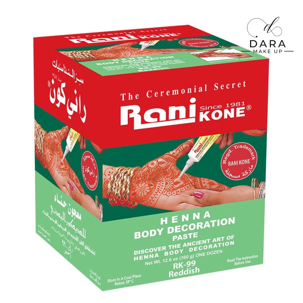 Jual Rani Kone Henna Cat Kuku Halal Body Decoration Nail Polish ...