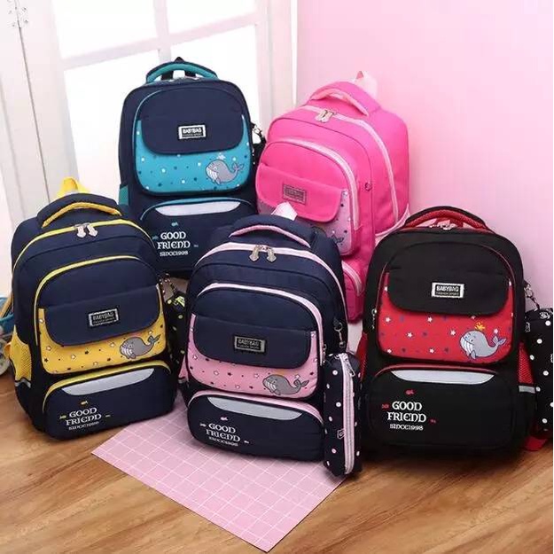Jual Falahcollection - Tas Ransel Sekolah Anak PAUD TK SD Motif Hewan Paus Lucu Backpack ...
