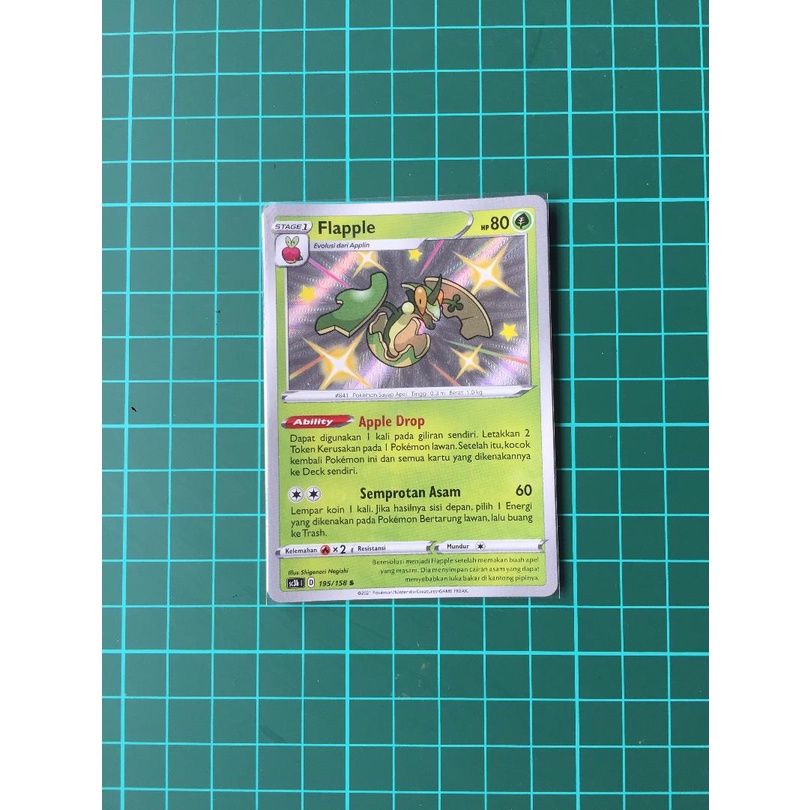 Jual Flapple Shiny Kartu Pokemon TCG Indonesia | Shopee Indonesia