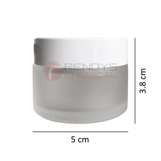 Jual Botol Kaca Pot Cream Frosted 5ML 10ML 15ML 20ML 30ML 50ML / Pot ...