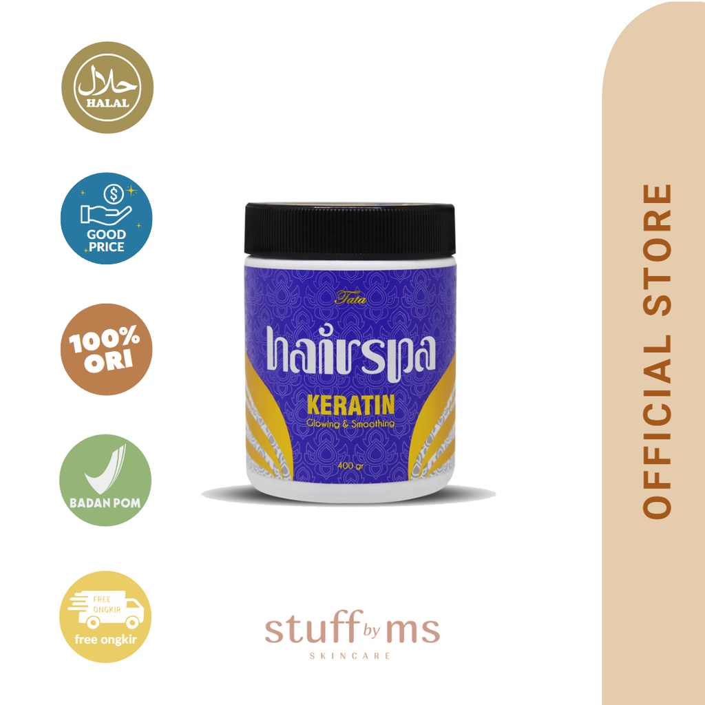 Jual Tata Hair Mask Hair Spa Smooth Keratin Masker Rambut 400gr ...