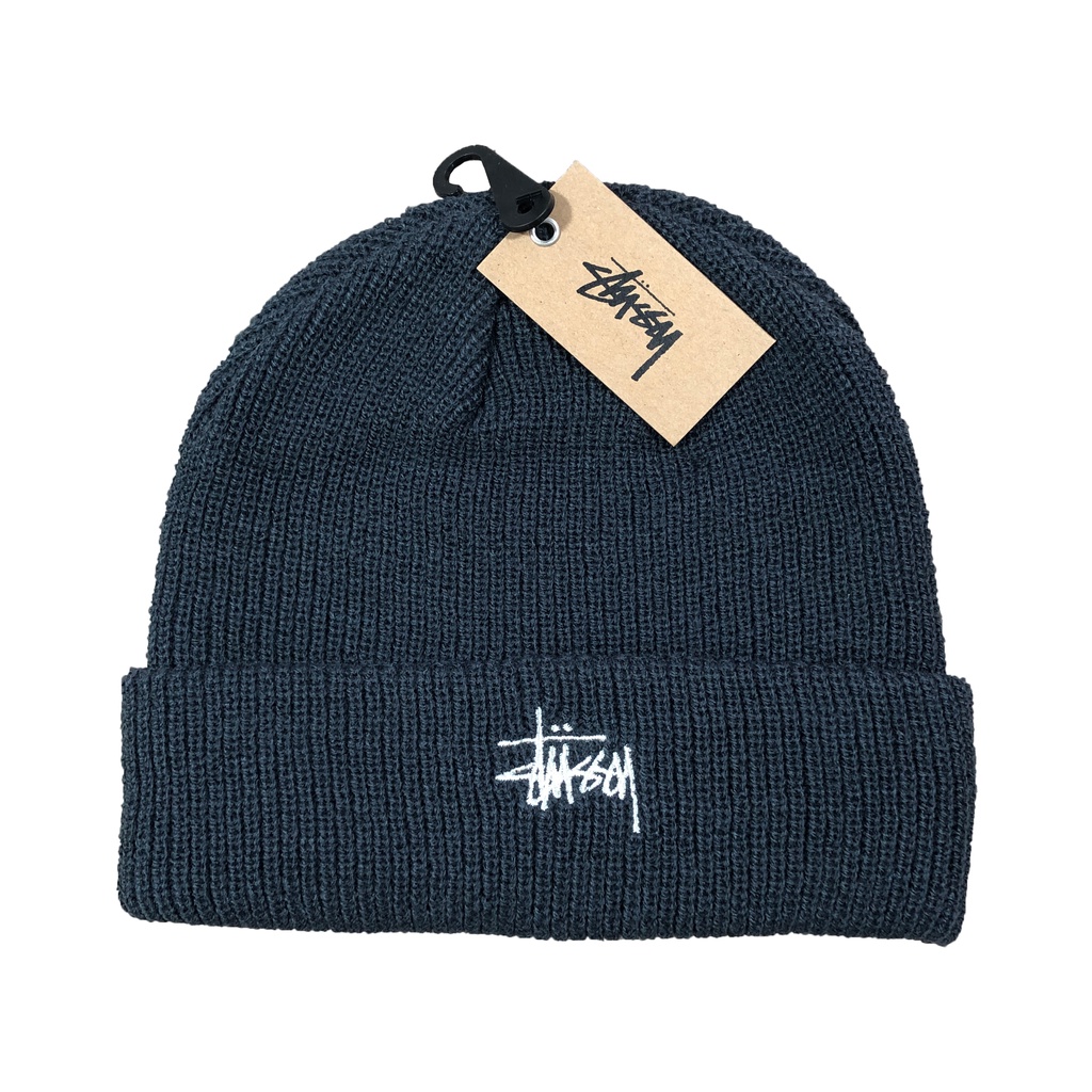 Jual STUSSY BASIC CUFF BEANIE HAT - GREY | ORIGINAL | Shopee Indonesia