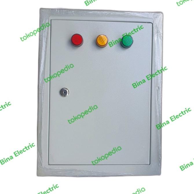 Jual Box Panel Listrik 30x40x18 Indoor + 3 Pilot Lamp / Box Panel 30 x ...