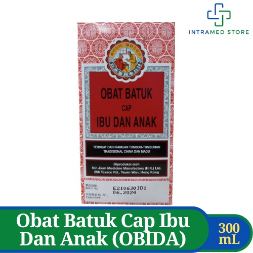 Jual Obat Batuk Cap Ibu Dan Anak Sirup 300 ml / Obida / Nin Jiom Pei Pa ...
