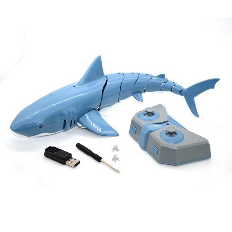 Jual Mainan Anak RC SHARK REMOTE COUNTROL IKAN HIU Bisa BERENANG Di AIR ...