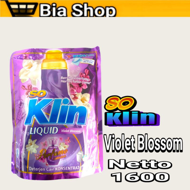 Jual SoKlin Liquid Cair 1600 ml | Shopee Indonesia
