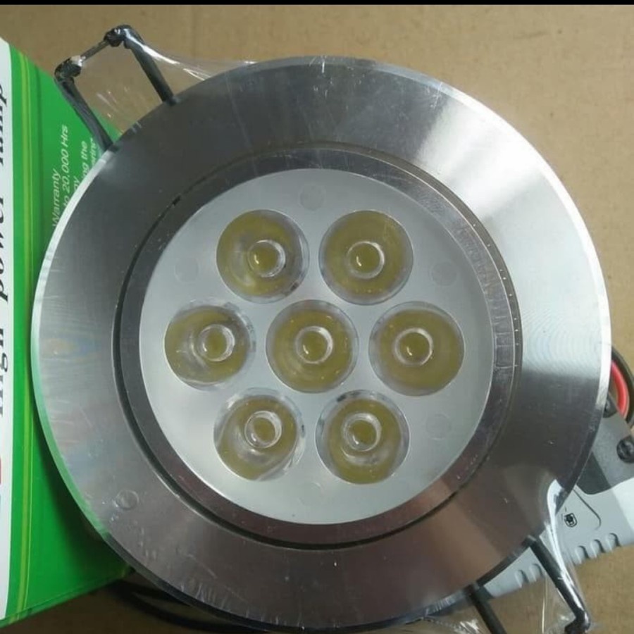 Jual Lampu Ceiling Plafon / Downlight Led Ceiling 7W / 7 Mata | Shopee ...