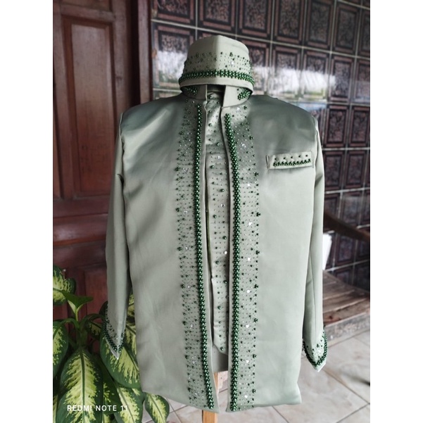 Jual Beskap Basofi warna hijau sage | Shopee Indonesia