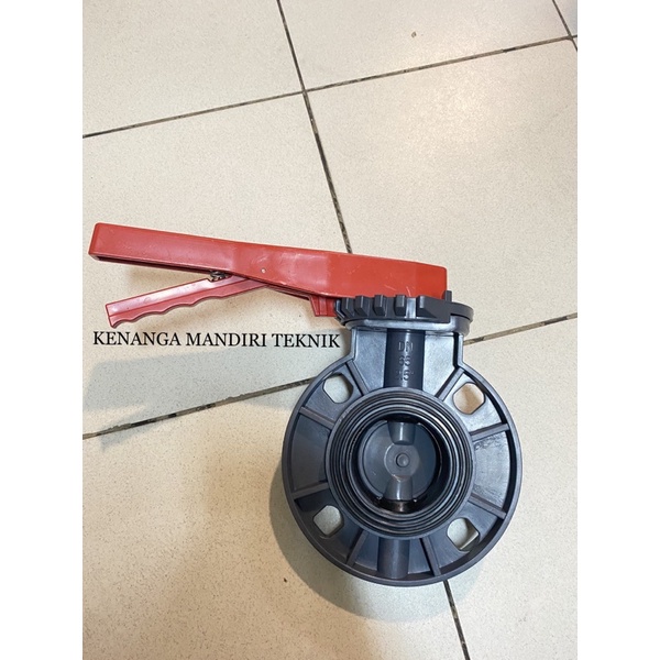 Jual Butterfly valve u pvc 4 inch | Shopee Indonesia