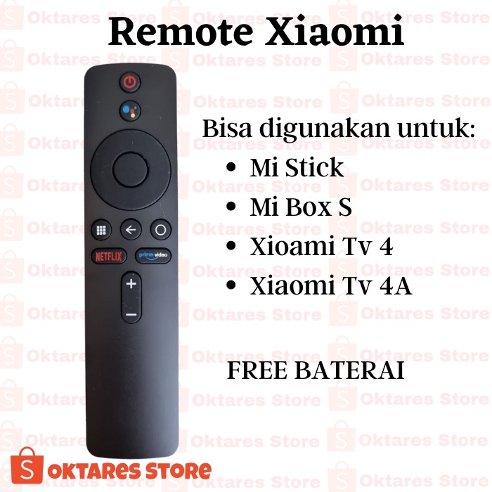 Jual Remote Mi Stick Mi tv Mi Box S Bluetooth With Google Voice ...