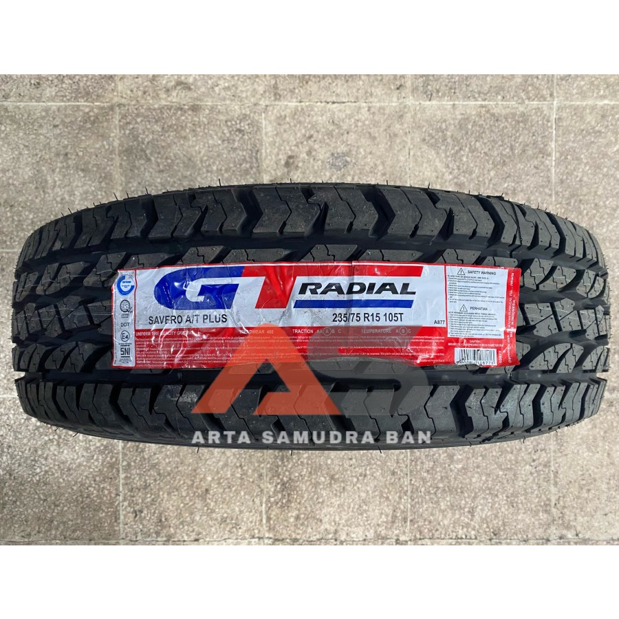Jual Ban GT Radial Gajah Tunggal Savero A/T AT Plus 235 / 75 R 15 R15 ...