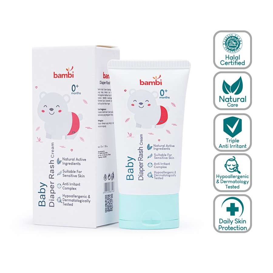 Jual Bambi Diaper Rash Cream | Shopee Indonesia