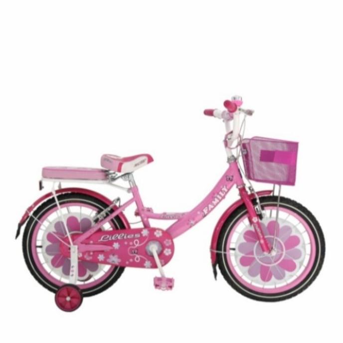 Jual Sepeda Anak Perempuan Family Lilies Ctb 5-8Tahun 18 Inch Steel ...