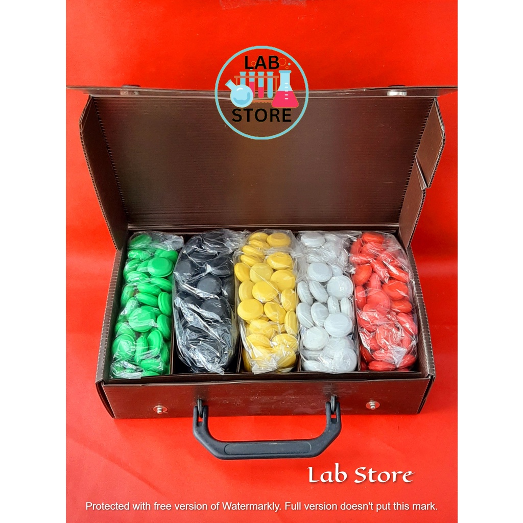 Jual Kotak Genetika 5 Warna / Kancing Genetika / Alat Percobaan Hukum ...