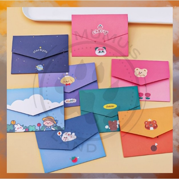 Jual KARTU UCAPAN/GREETING CARD/GIFT CARD/KARTU UCAPAN ENVELOPE LUCU ...